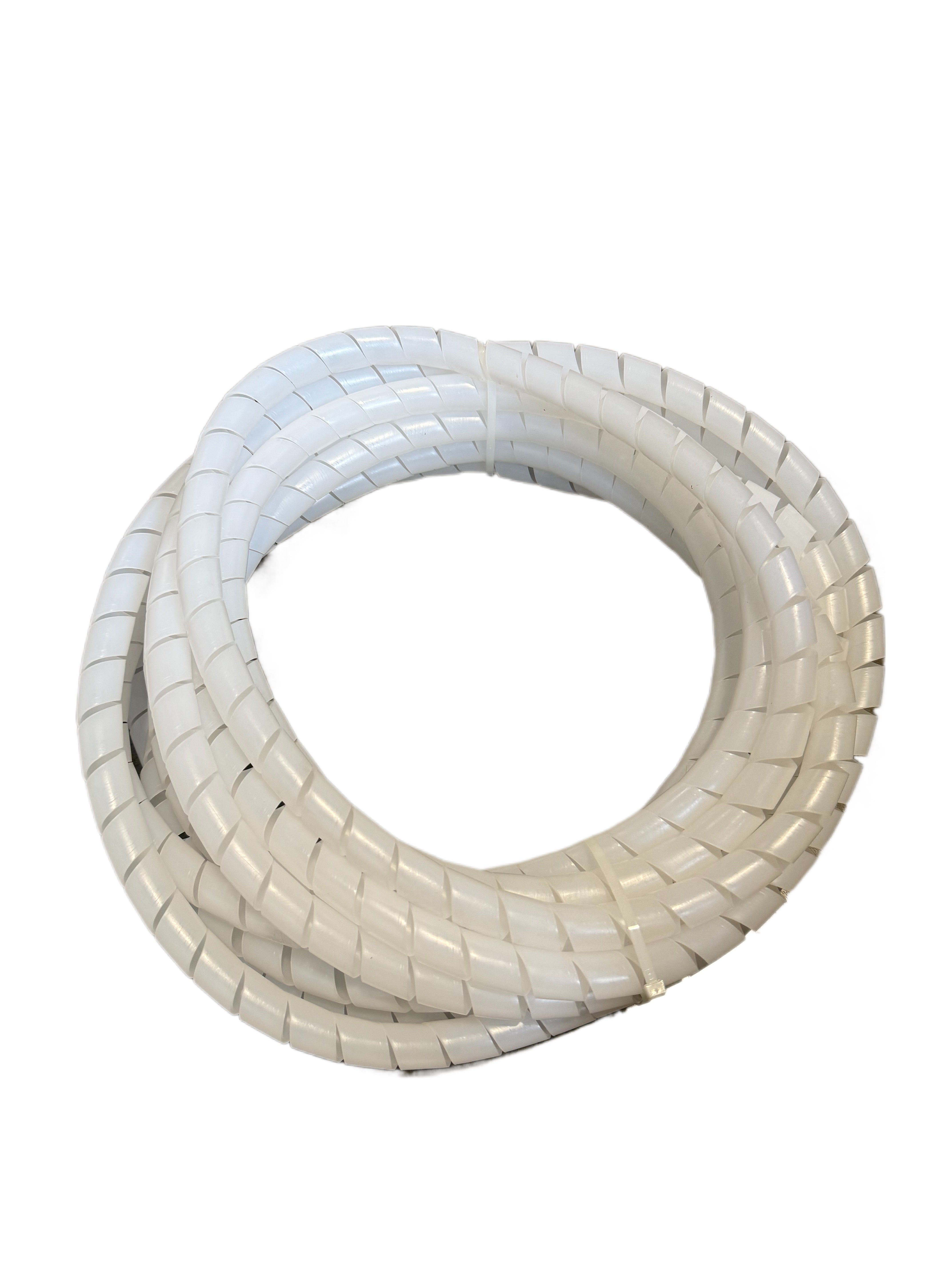3/4" Spiral Wrap Cable Tubing White – Young Fastener Products