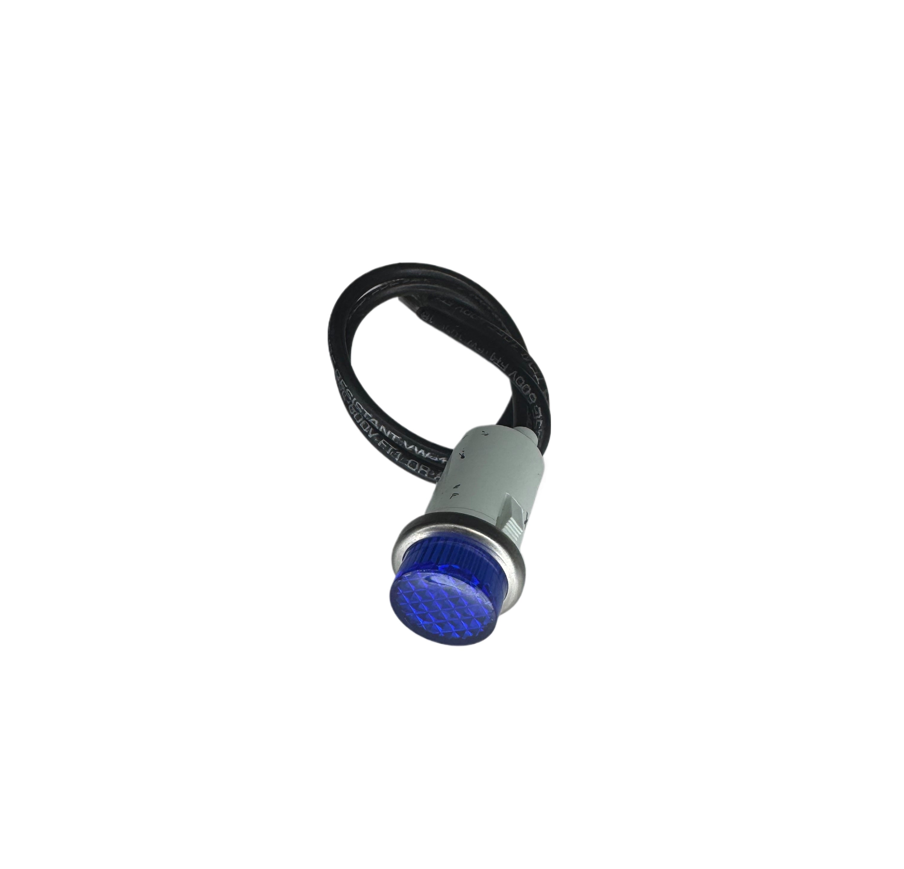 Blue Indicator Light, Raised Lens 125V 0.5" Mount – Young Fastener Products